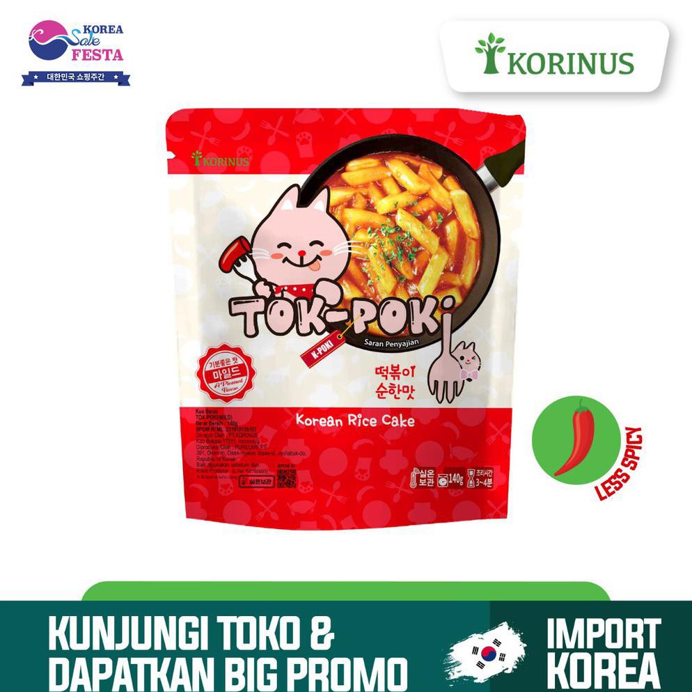 Jual Ready Stok Korinus K - Bunsik Tokpoki Mild / Tteokbokki / Toppoki ...