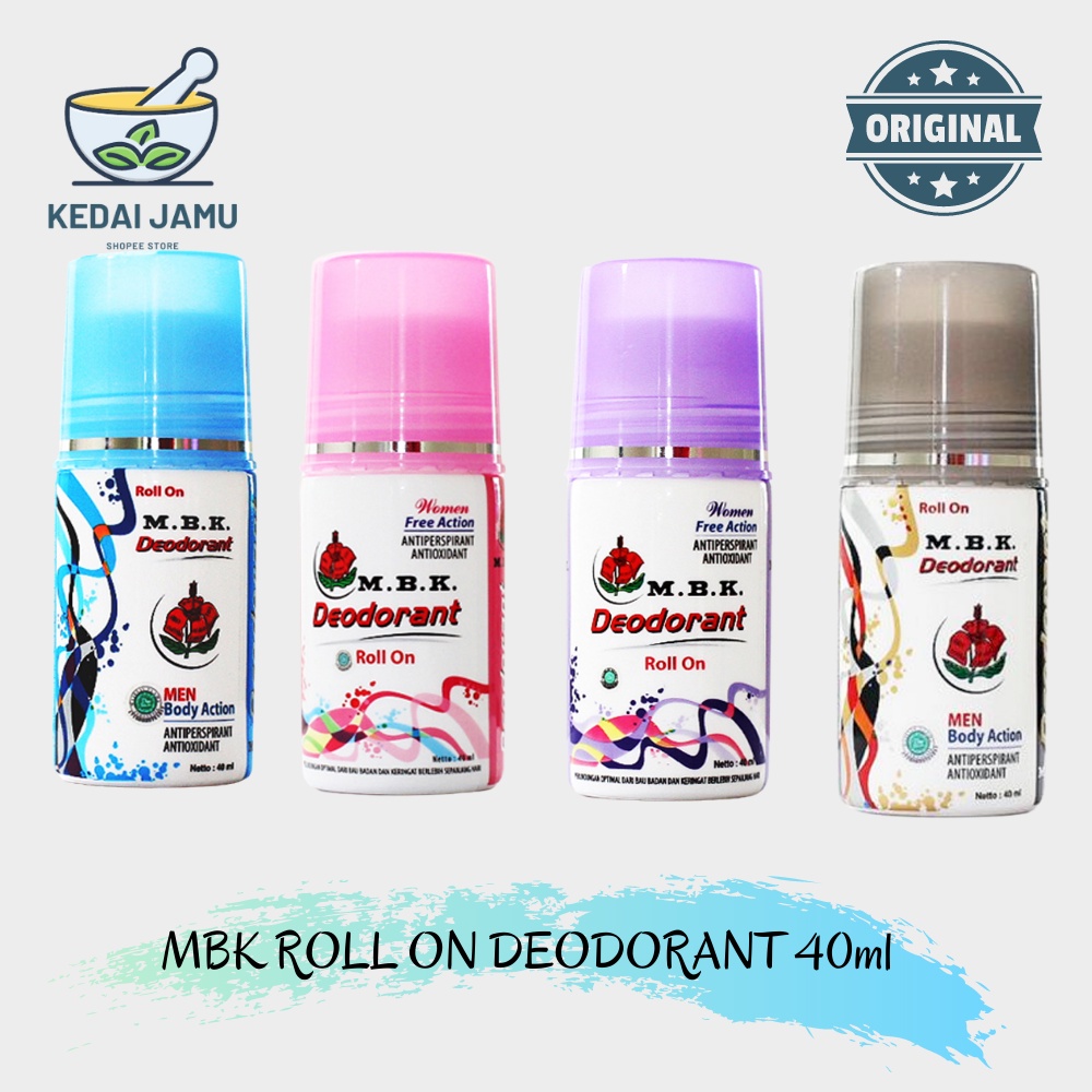 Jual MBK DEODORANT ROLL ON 40 ML ALL VARIAN | Shopee Indonesia