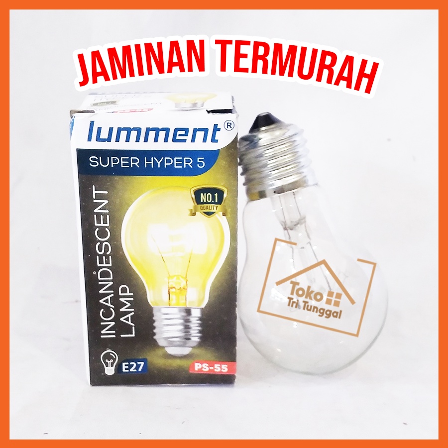 Jual Lampu Dop Kuning LUMMENT Hemat Watt Filamen 5 Kandang Ayam non LED ...