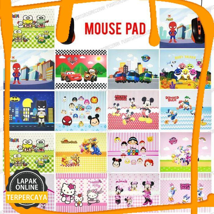 Jual New Arrival Mouse Pad Karakter Tatakan Mouse Aneka Motif Dan ...