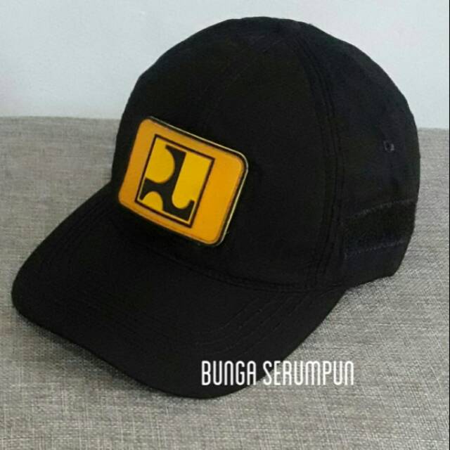 Jual TOPI PUPR - TOPI PUPR VELCRO HITAM | Shopee Indonesia