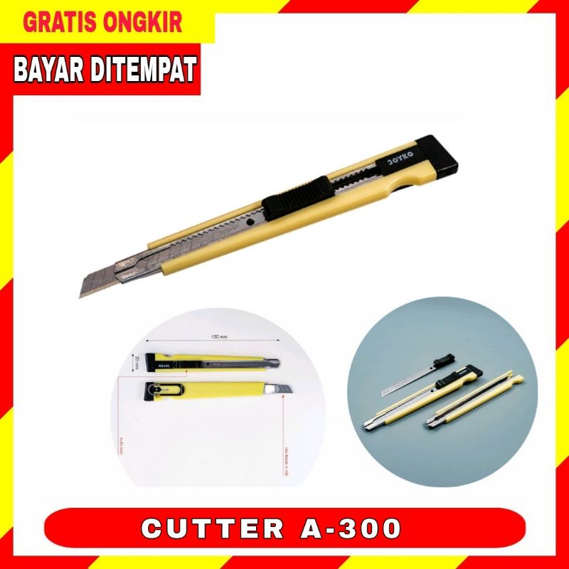 Jual Cutter Pemotong Kater Joyko A-300A Satuan | Shopee Indonesia