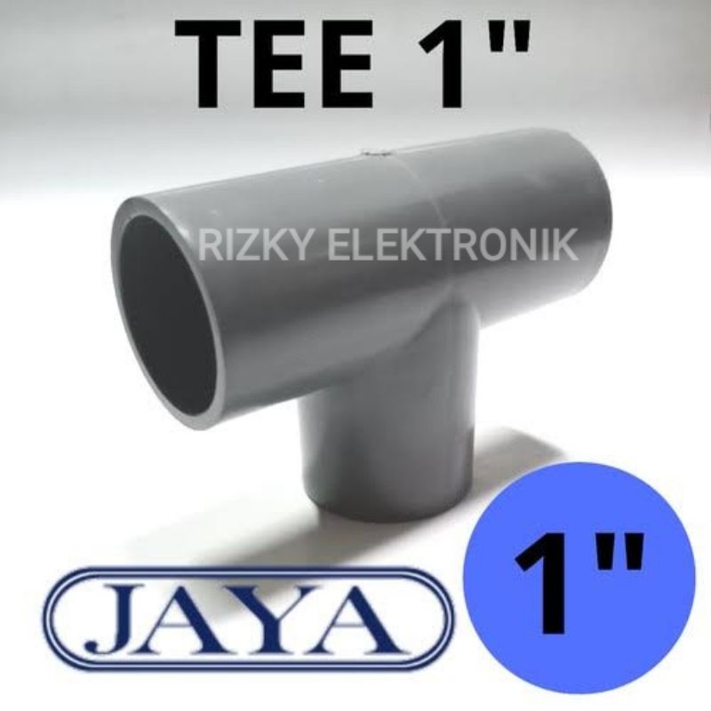 Jual Te T Pipa 1 inch dim Sambungan Tee PVC JAYA | Shopee Indonesia