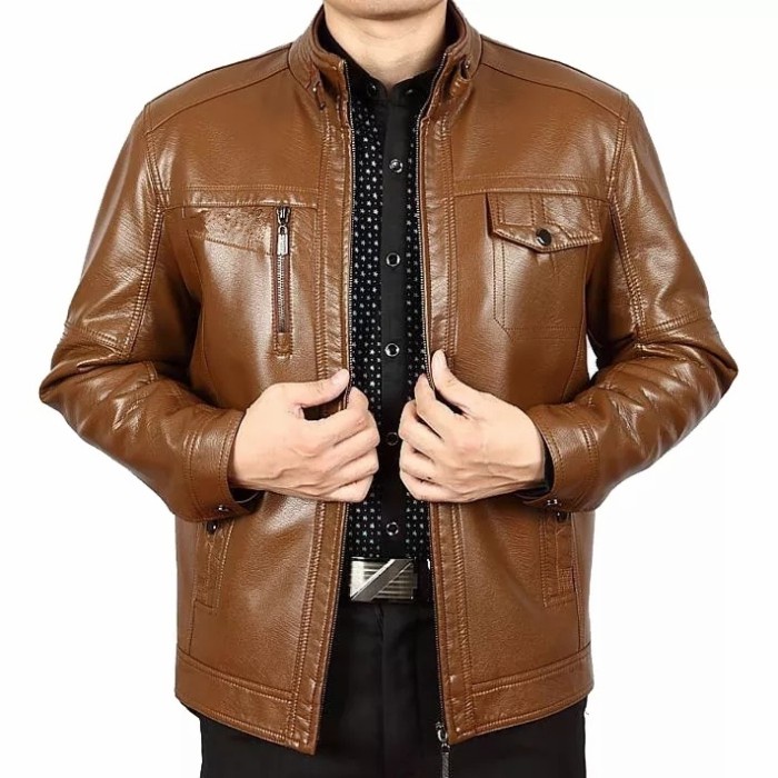 Jual jaket kulit asli model terbaru 100% original dari kulit domba ...