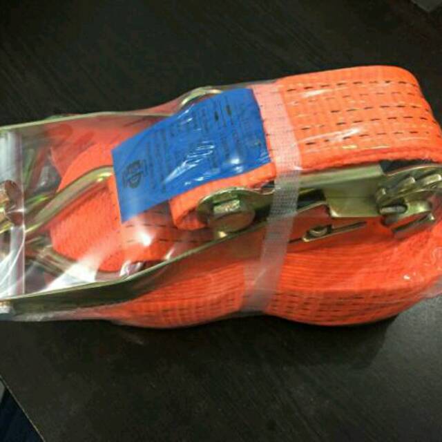 Jual Grosir Tali track belt cargo rachet lashing belt 8 meter 5 ton ...