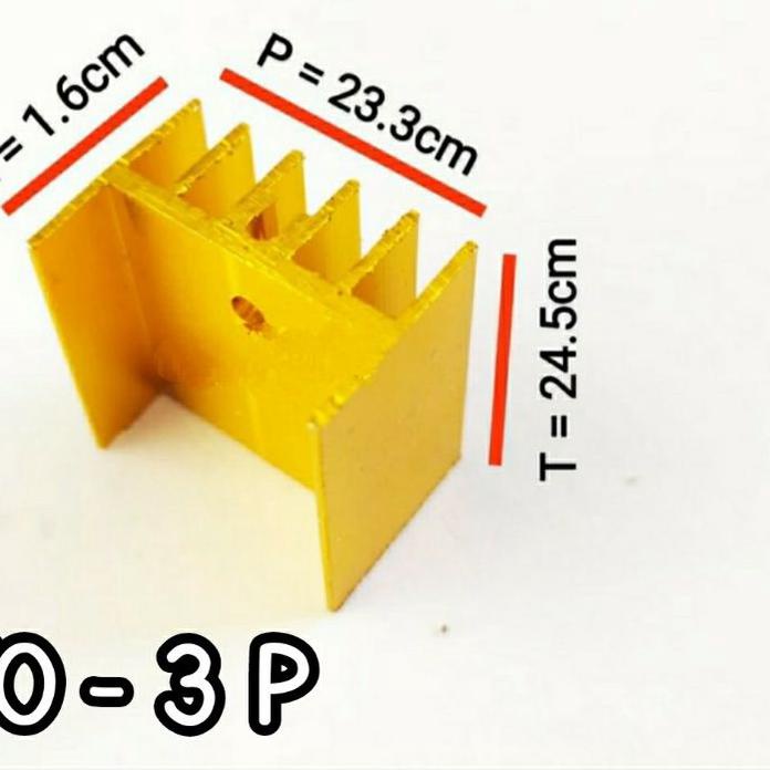 Jual Special PENDINGIN TRANSISTOR TO3P 10pcs / HEATSINK ALUMINIUM TIP ...