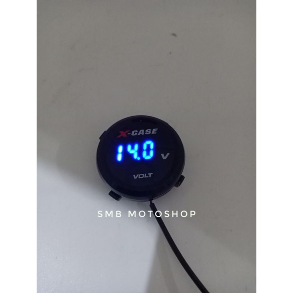 Jual VOLT METER AKI MODEL KOSO BULAT UNIVERSAL | Shopee Indonesia