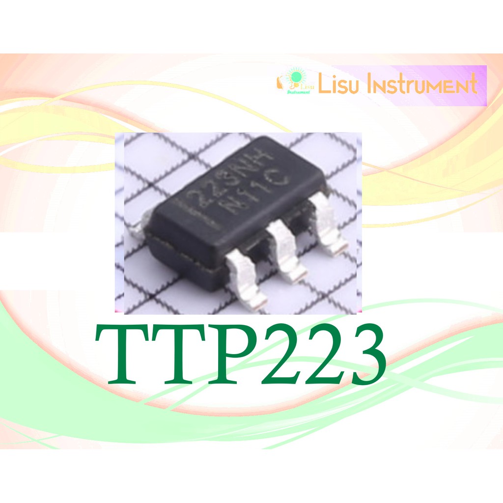 Jual TTP223-BA6 TTP223 1 Key Touch Pad Detector IC SOT23-6 | Shopee ...