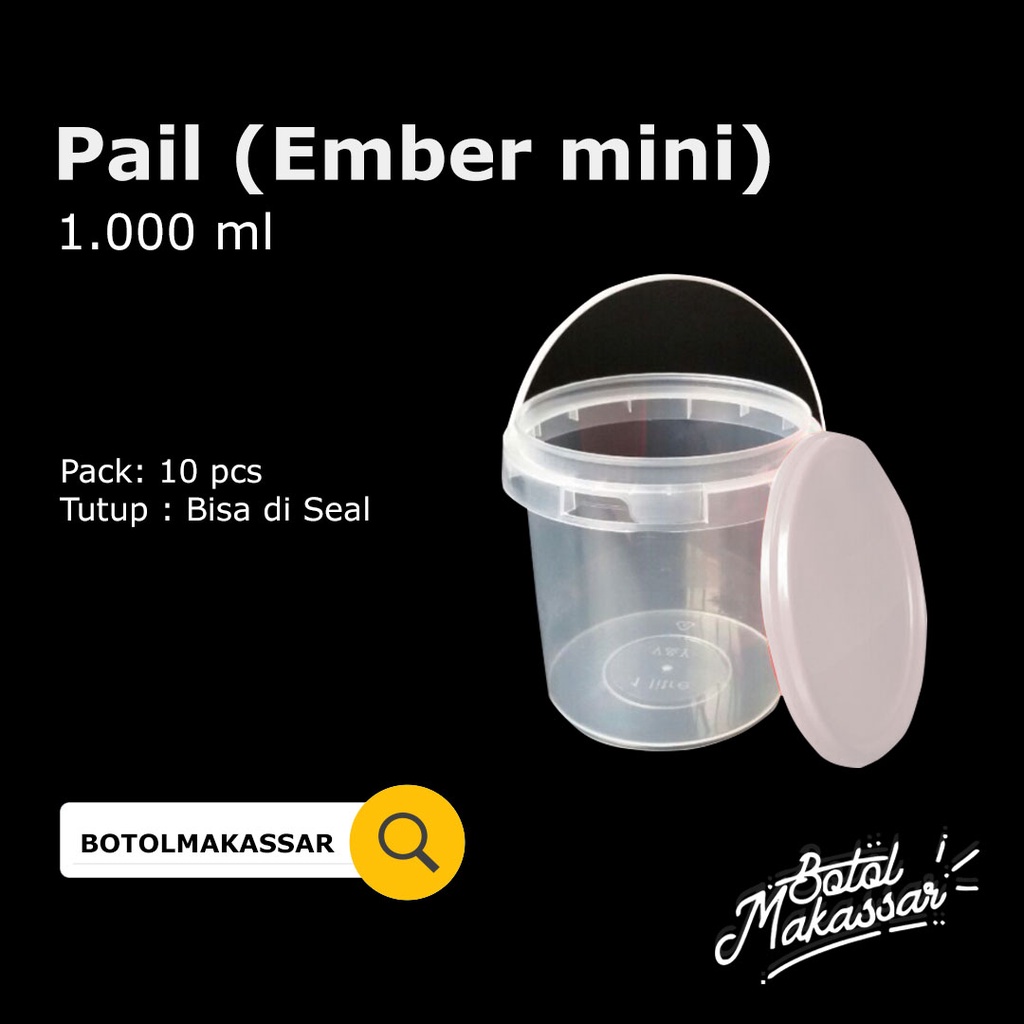 Jual Ember Mini ukuran 1000 ml | Shopee Indonesia