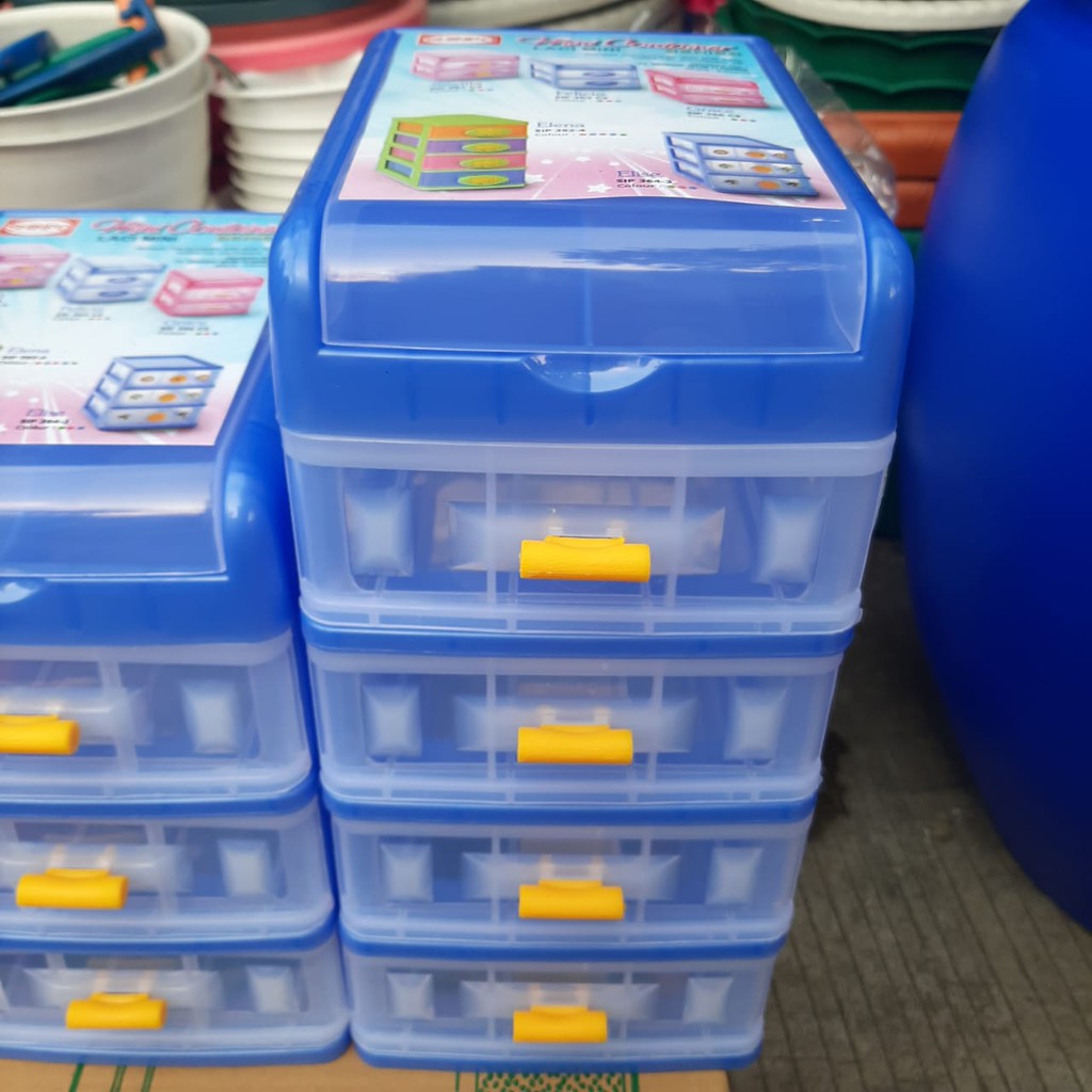 Jual SHINPO - Tempat ATK Laci Mini Container Mini / Tempat Make Up ...