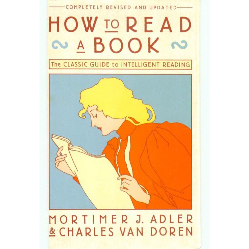 Jual UPDATE HOW TO READ A BOOK MORTIMER J ADLER | Shopee Indonesia