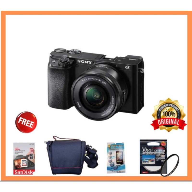 Jual Camera Sony A6100 Kit 16-50MM | Shopee Indonesia