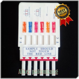 Jual Alat Tes Narkoba 6 PARAMETER (AMP,MET,THC,MOP,COC,BZO) | Shopee ...