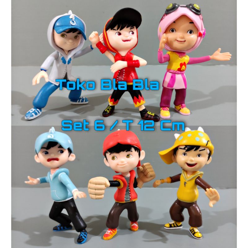 Jual BoBoiBoy Set 6 pcs Mainan Anak Miniatur Topper Cake Hiasan Kue ...