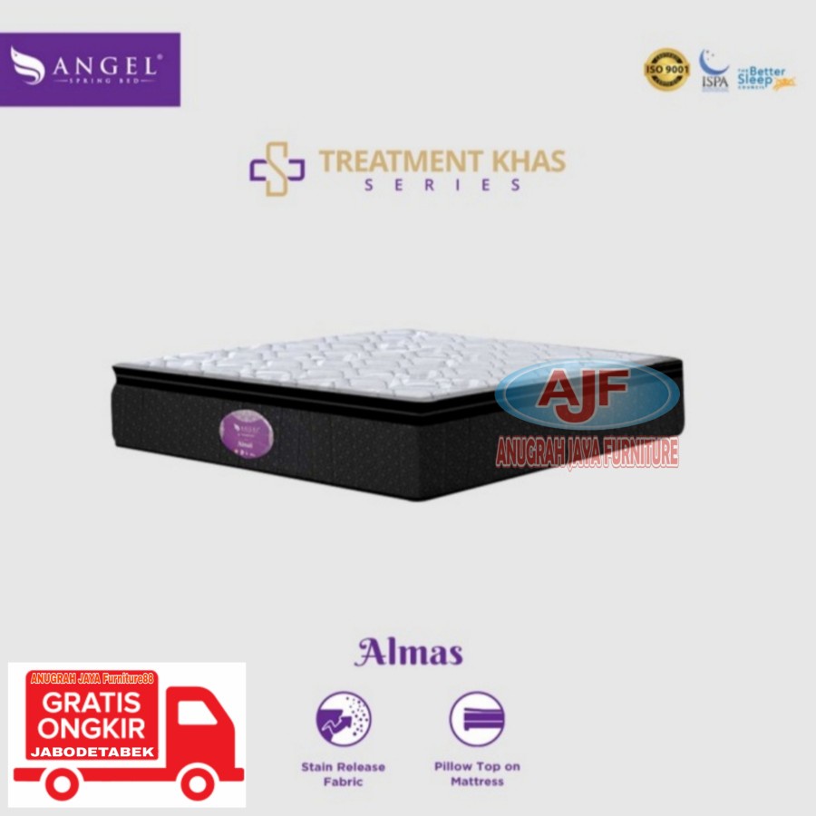 Jual OCEAN ANGEL SPRINGBED TYPE ALMAS Matras Pillowtop | Shopee Indonesia