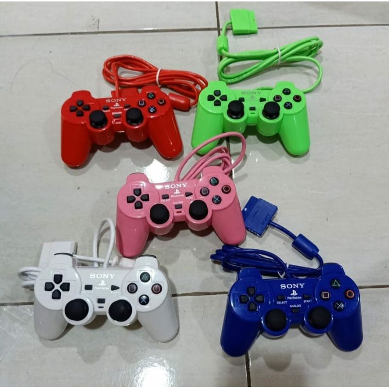 Jual STICK PLAYSTATION PS2 ORI PABRIK KABEL SERAT | Shopee Indonesia