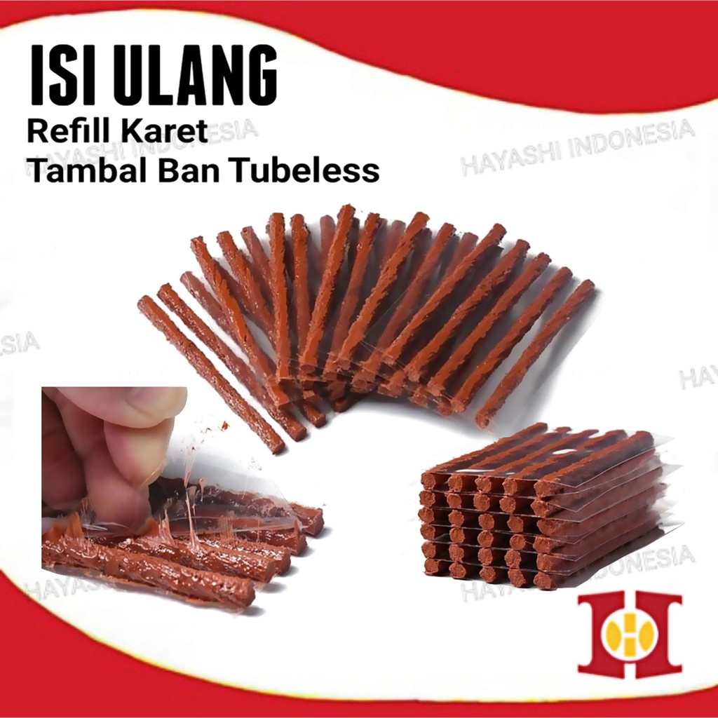 Jual Refill Isi Karet Ban Tubles Ulang Tambal Ban Lem Cacing Mobil ...