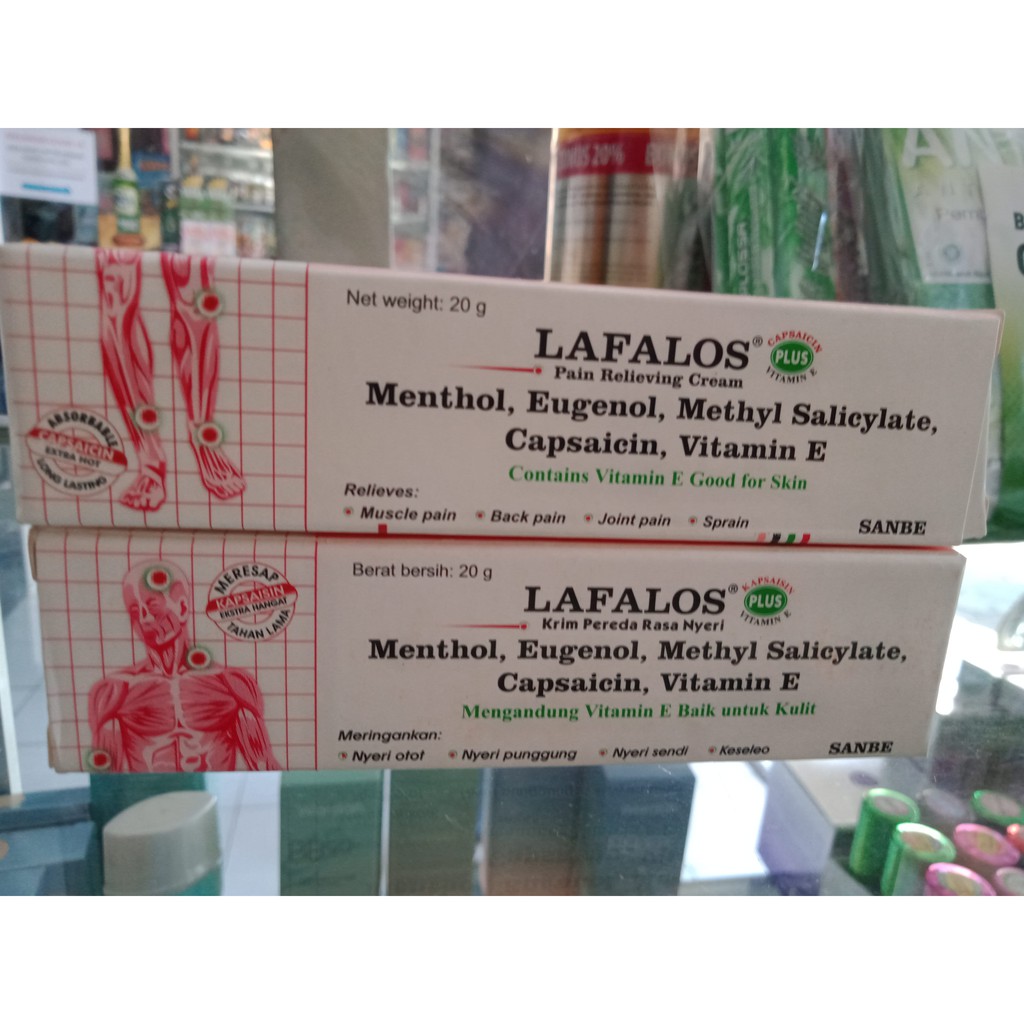 Jual LAFALOS PLUS 20GRAM / CREAM PEREDA NYERI | Shopee Indonesia