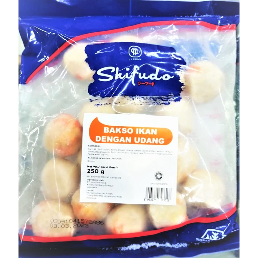 Jual Shifudo Bakso Ikan Dengan Udang 250gr | Shopee Indonesia
