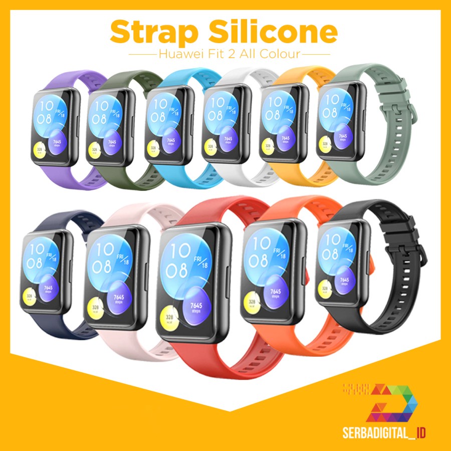 Jual Strap / Tali penganti For Huawei Watch Fit 2 Active Silikon Soft Rubber | Shopee Indonesia
