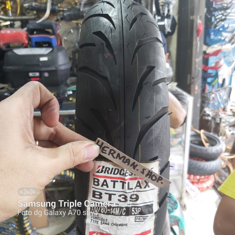 Jual Ban Battlax 110/80-14 Bt39 / ban battlax 120/80-14 bt39 / Ban ...