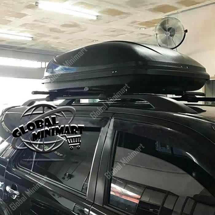 Jual Paket Crossbar Cross Bar Jepit Roof Rail + Roof Box Wuling Confero ...