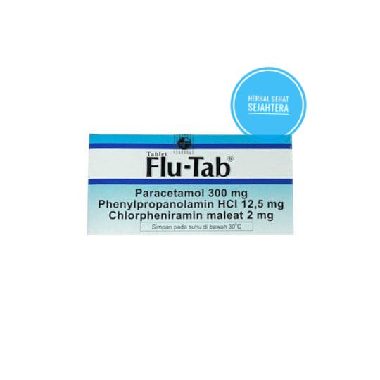 Jual Flu - Tab isi 8 Tablet - untuk meredakan gejala flu dan demam ...