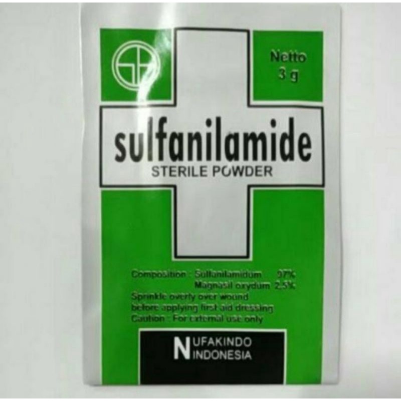 Jual Sulfanimilade obat koreng/sachet serbuk obat luka | Shopee Indonesia