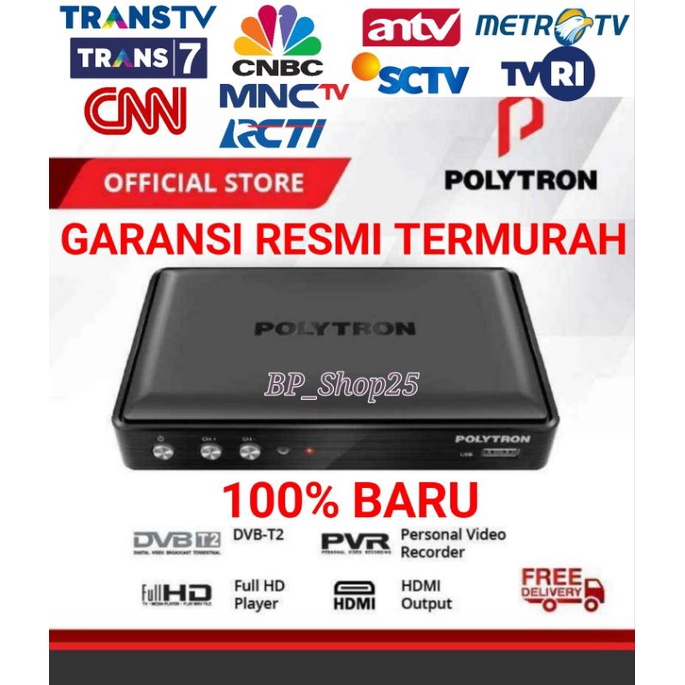 Jual POLYTRON SET TOP BOX DVBT2 600T2 610T2 READY STOCK | Shopee Indonesia