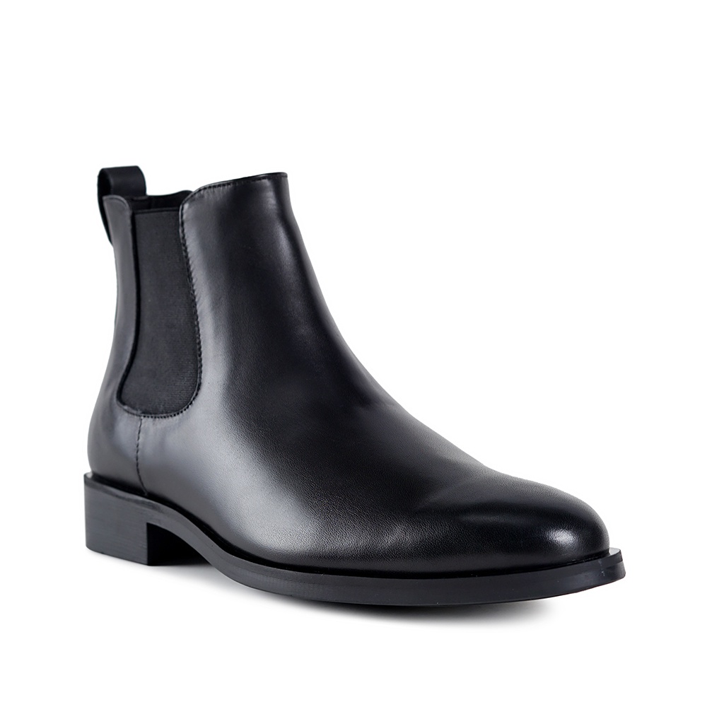 Jual Prabu - Sepatu Kulit Chelsea Boots Pria Ashtabrata 2.0 Black Hitam ...