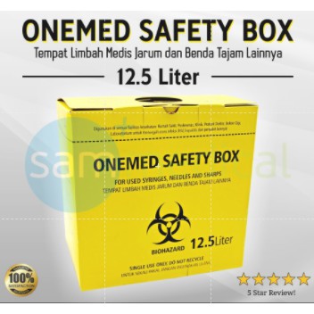 Jual OneMed Safety Box - Tempat Sampah Medis | Shopee Indonesia