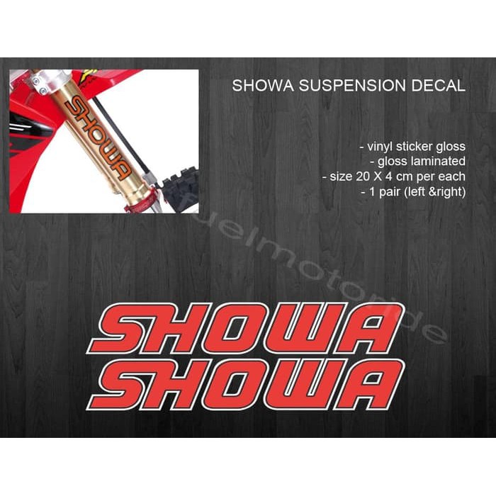 Jual Sticker Showa Suspension decal KTM KLX KX CRF HUSQ DR YZ TS ...