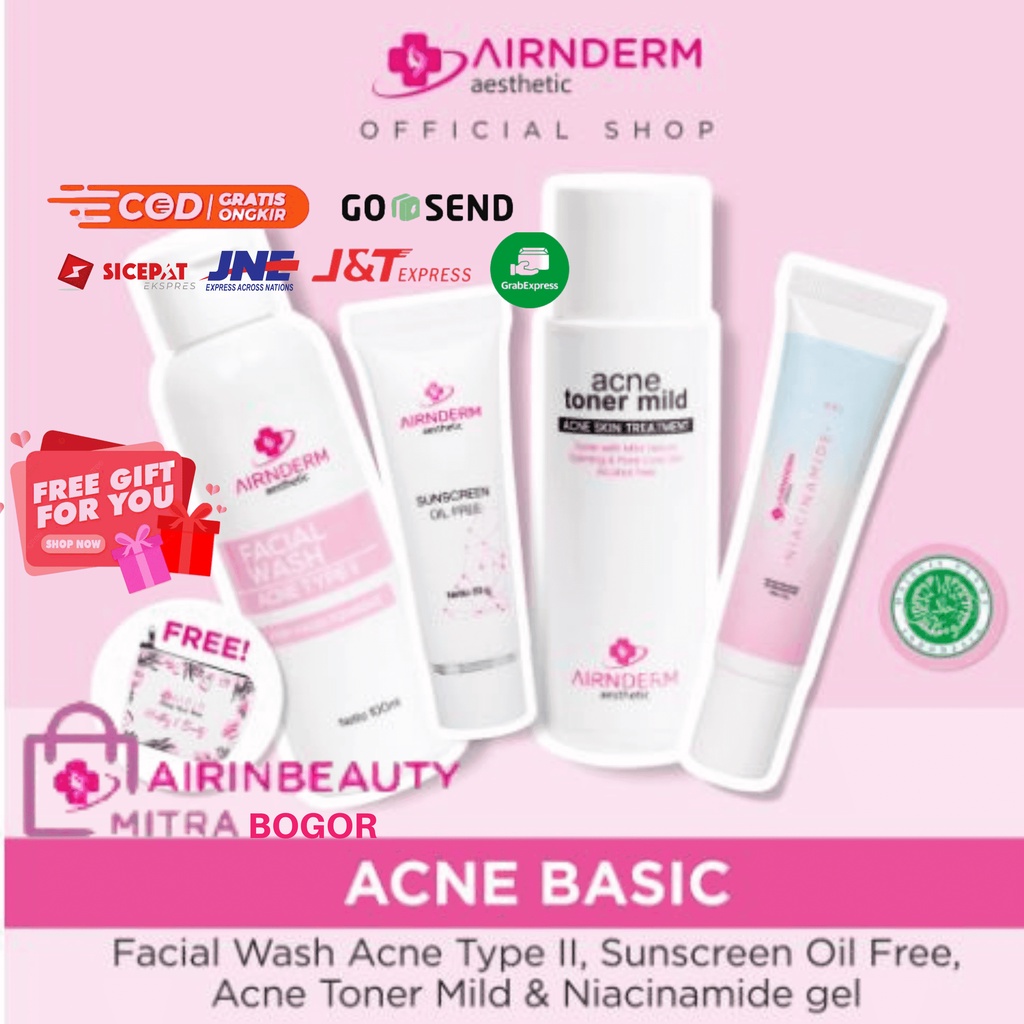 Jual Airin Paket Acne Basic (FREE POUCH DOMPET KOSMETIK AIRIN) Airin ...