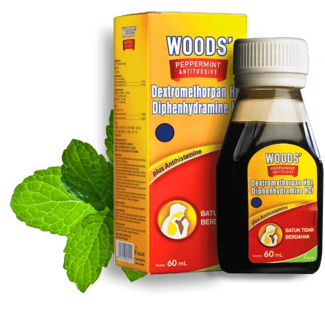 Jual Woods Peppermint Antitussive Obat Batuk 60ml | Shopee Indonesia