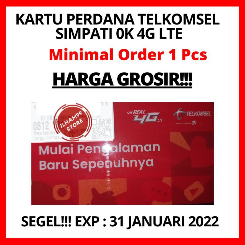 Jual Kartu Perdana TELKOMSEL 0k GROSIR Simpati 0k Perdana Telkomsel 4g Segel | Shopee Indonesia