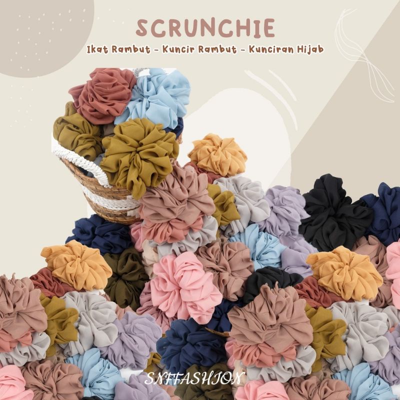 Jual Scrunchie Hijab Anti Pusing / Ikat Rambut Hijab / Cepol Rambut ...