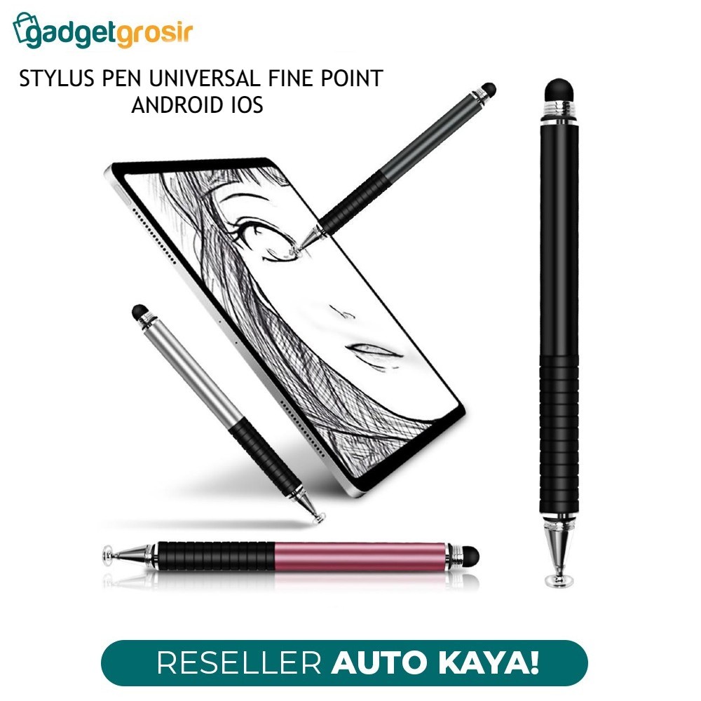 Jual Stylus Pen Universal Drawing Capacitive Fine Rubber Point Touch