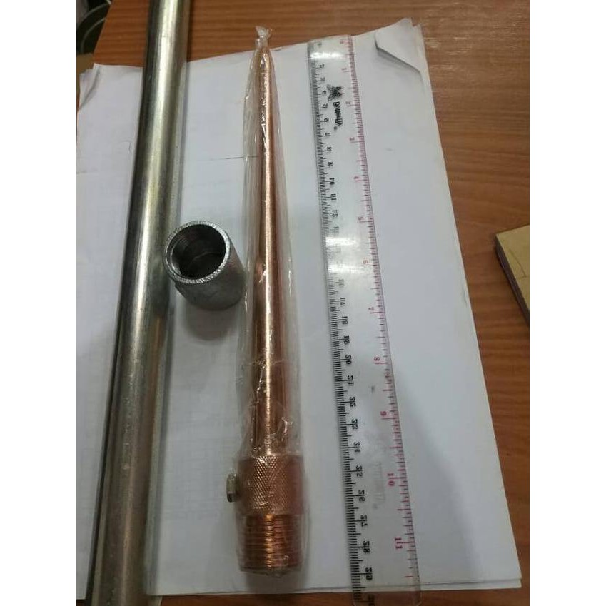 Jual splitzen 3/4" (30 cm tombak anti petir/ penangkal petir) | Shopee ...