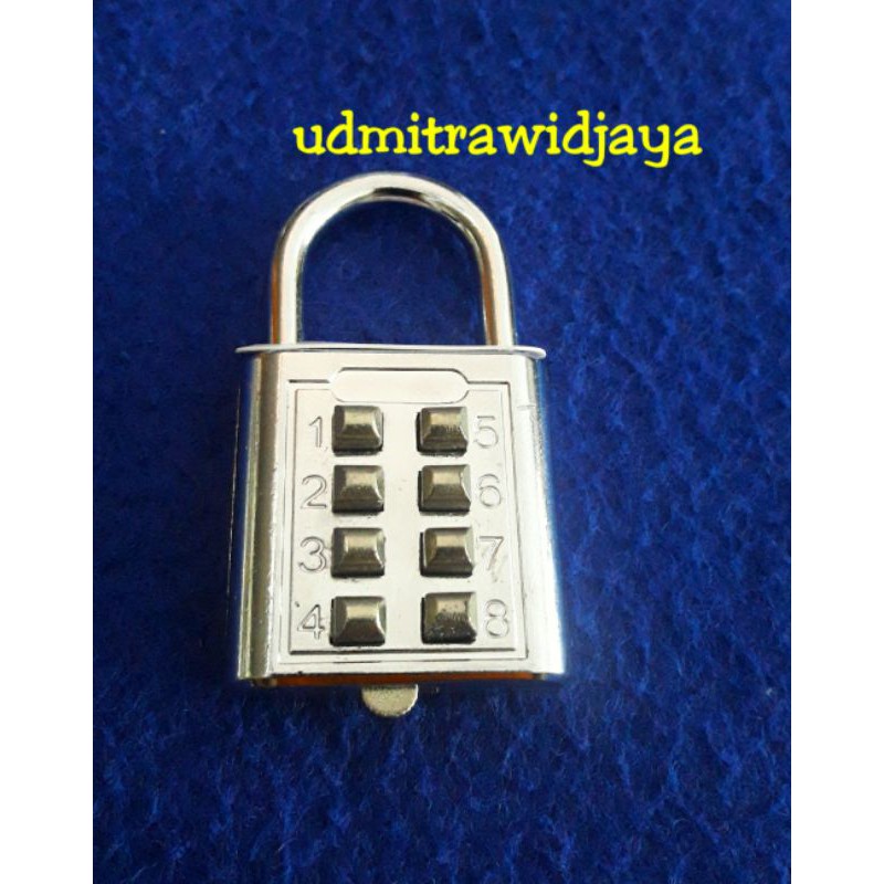 Jual Gembok Kode Angka / Number Padlock 8digit | Shopee Indonesia