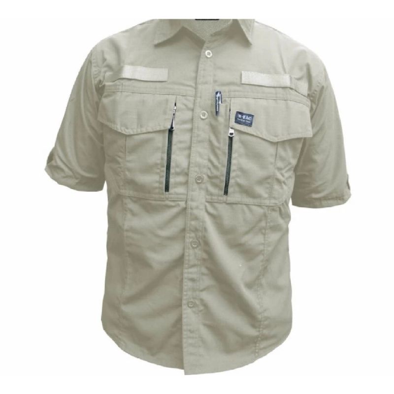 Jual baju kemeja tactical pria w tac pendek outdoor lapangan | Shopee Indonesia