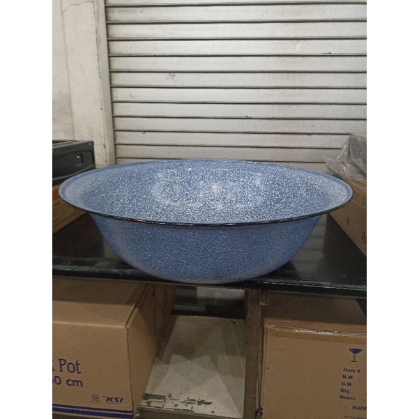 Jual Waskom / Baskom Blirik 60 Cm 40 liter merk timbangan enamel Jumbo ...