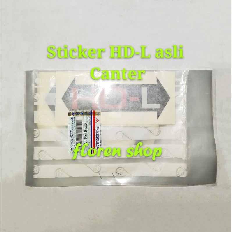 Jual Sticker HD-L asli Canter | Shopee Indonesia
