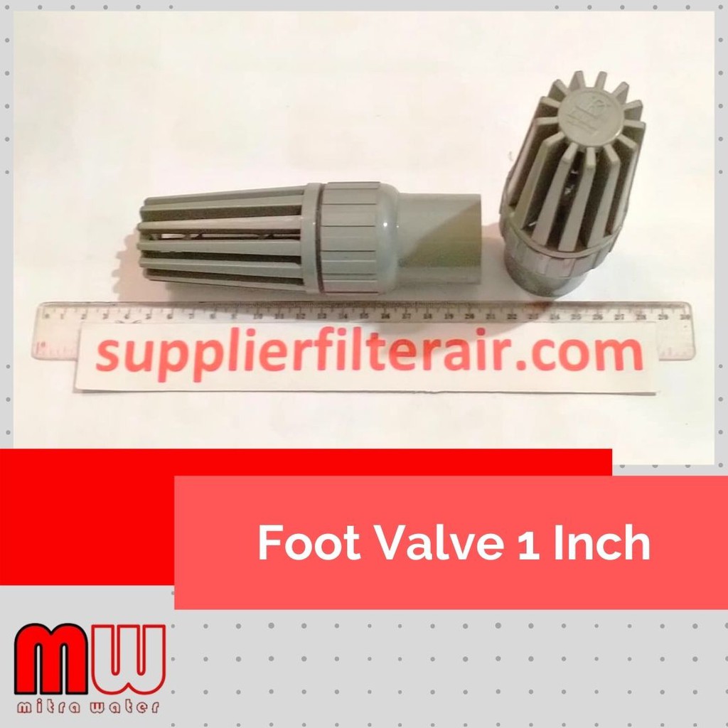Jual Foot Valve Ukuran 1 Inch bahan PVC | Shopee Indonesia
