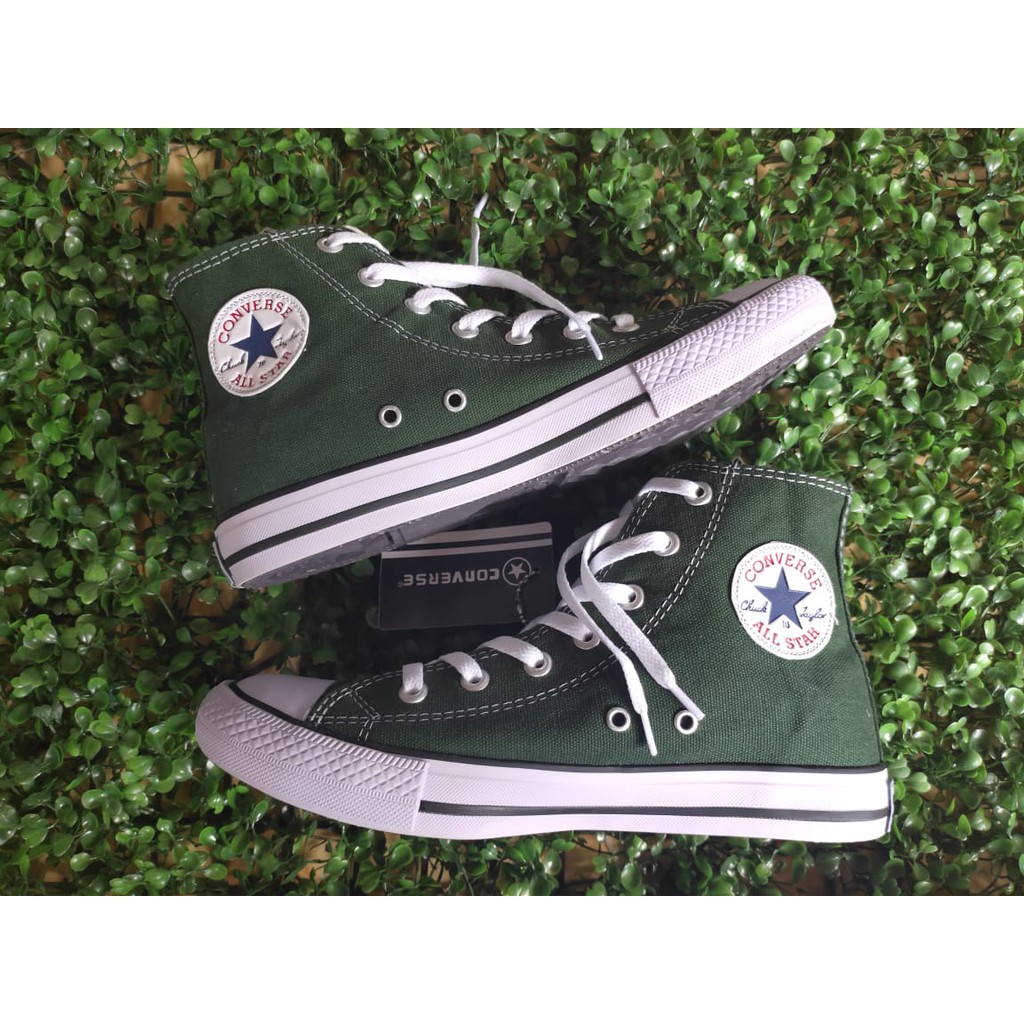 Jual Flash Sale Converse Hijau Army/sepatu unik. Limited edition ...