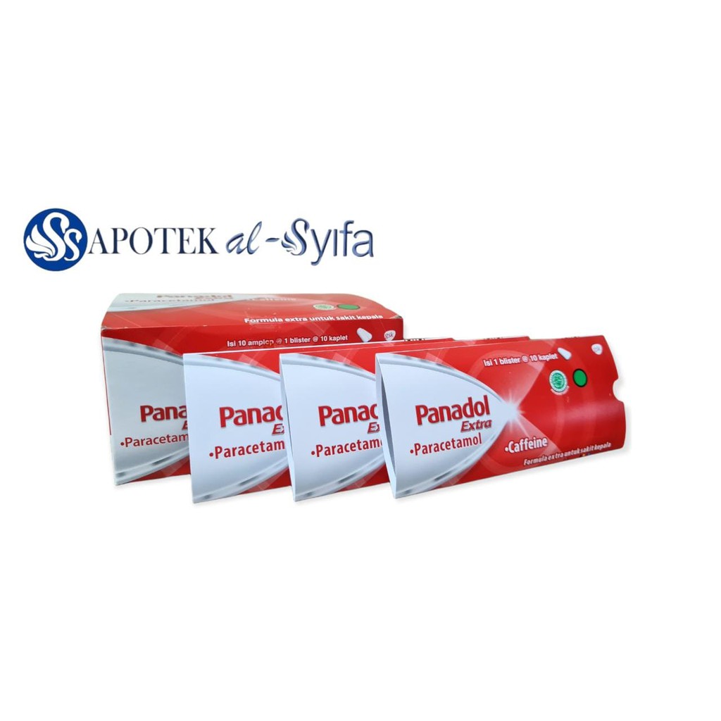 Jual Panadol Extra Tablet/ Sakit Kepala / Paracetamol / Pereda Nyeri (1 ...