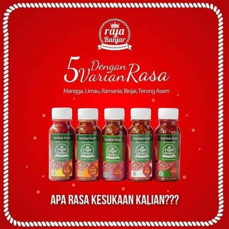 Jual Sambal Acan Raja Banjar 125g | Shopee Indonesia