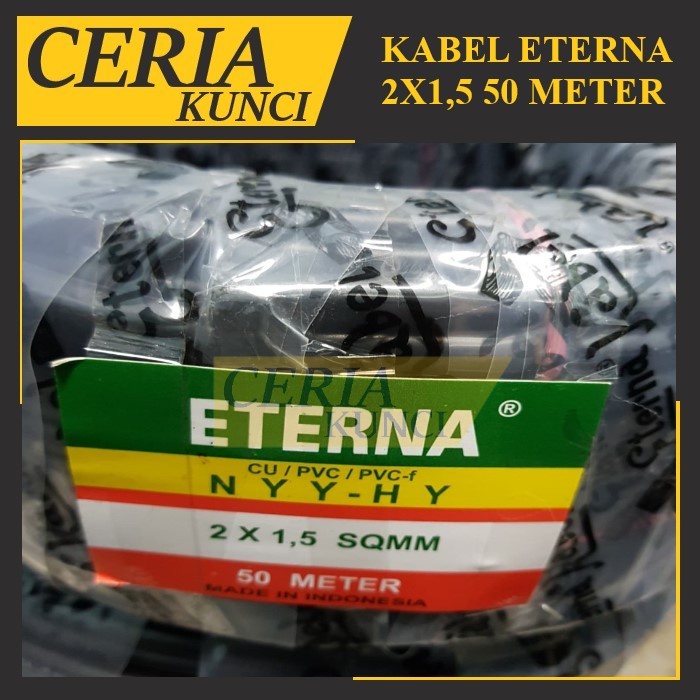 Jual Kabel Eterna NYYHY 2x1.5 Serabut | Shopee Indonesia