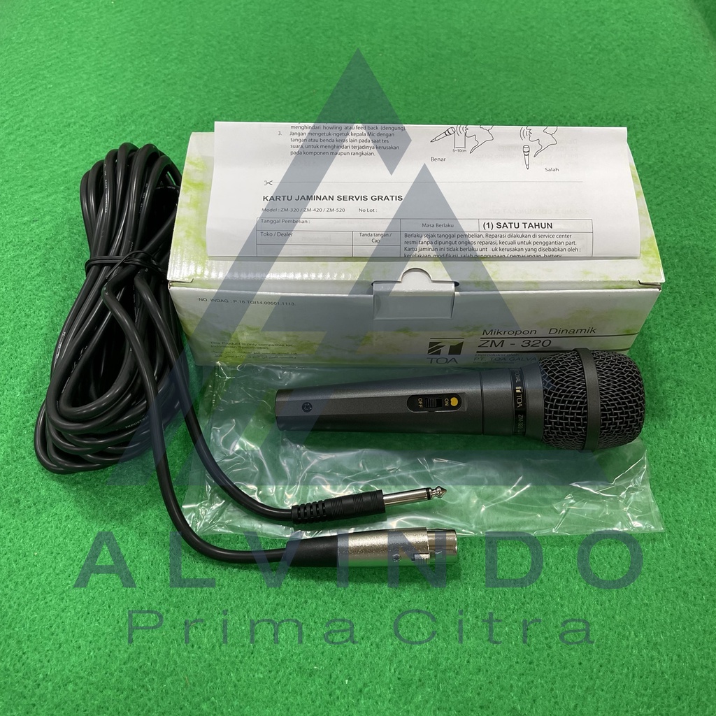 Jual TOA ZM-320 (Dynamic Microphone / Mikrofon Kabel / ZM 320 ...