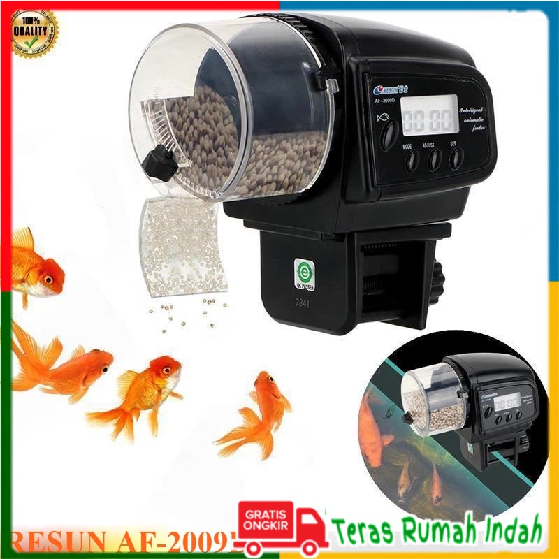 Jual Resun Alat Pakan Ikan Otomatis / Dispenser Makanan Ikan Aquarium ...