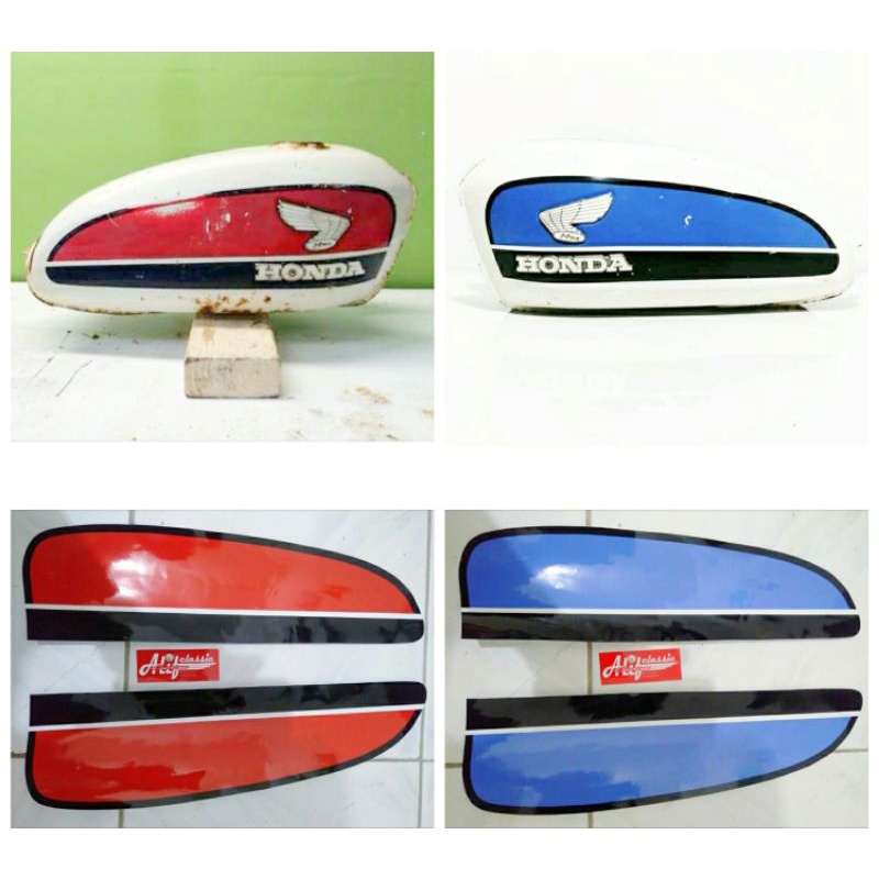 Jual Polet tangki cb100 stiker tangki cb100 k2 decal tangki cb100 k2 ...